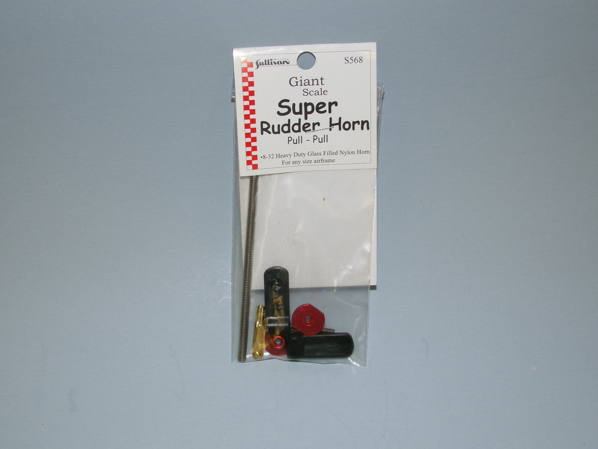 S568- 8-32" Adjustable Rudder Super Horn – Sullivan Products